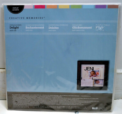 Creative Memories Display Accents Delight Baby Girl 12 X 12 2009 | eBay