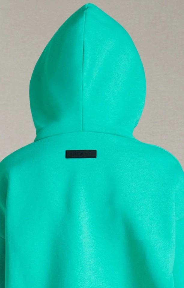 Essentials Fear Of God Hoodie For Kids Size 6/7 Color Mint Leaf ...