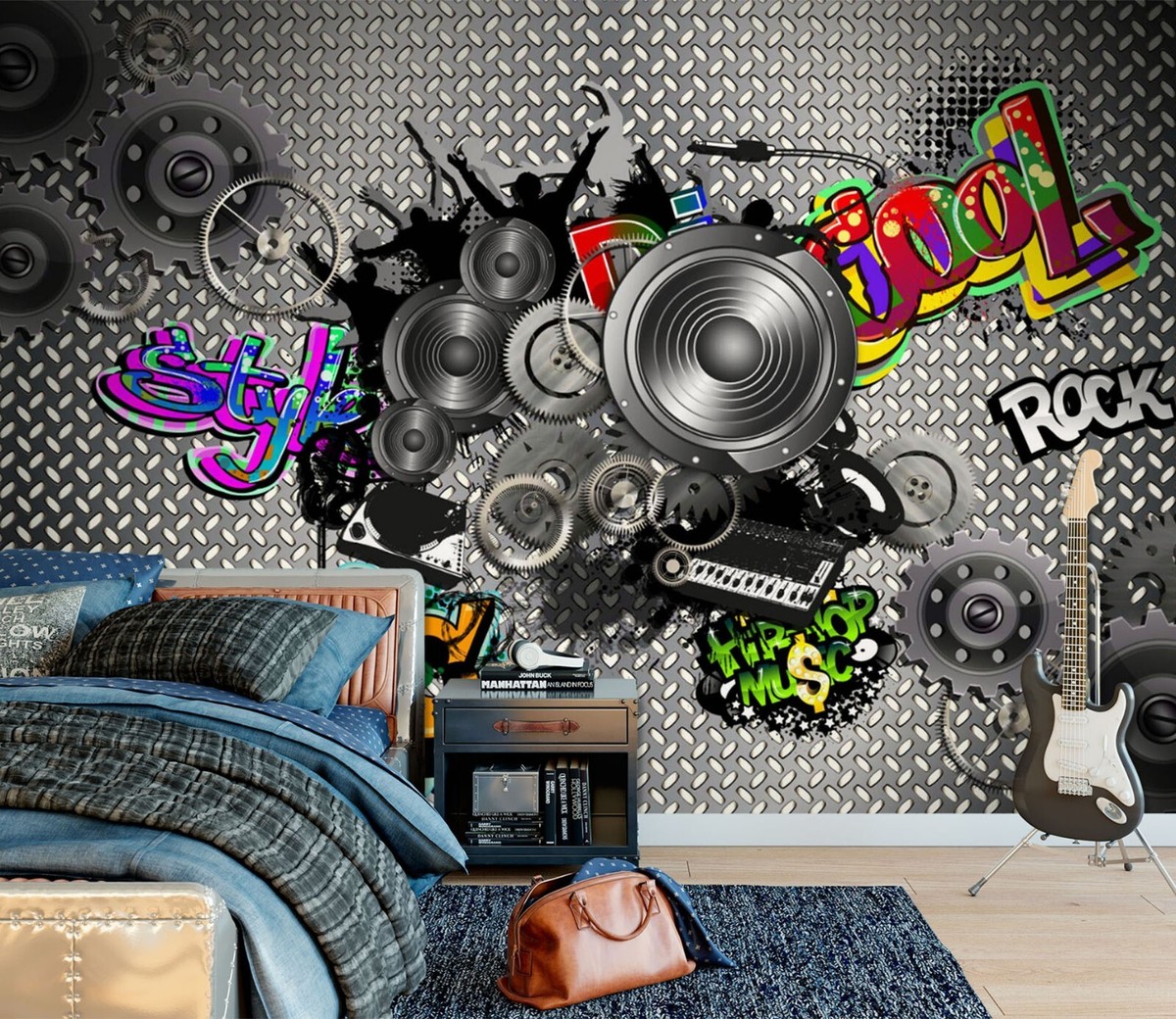 Music Studio Wallpaper Mural Music Wallpaper Studio Photo Wall Mural