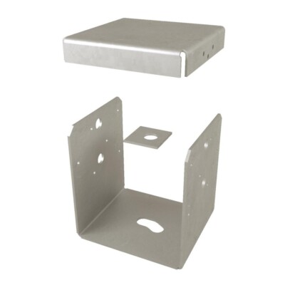 MiTek® 6" x 6" Triple Zinc 2-Sided High Uplift Post Anchor | eBay