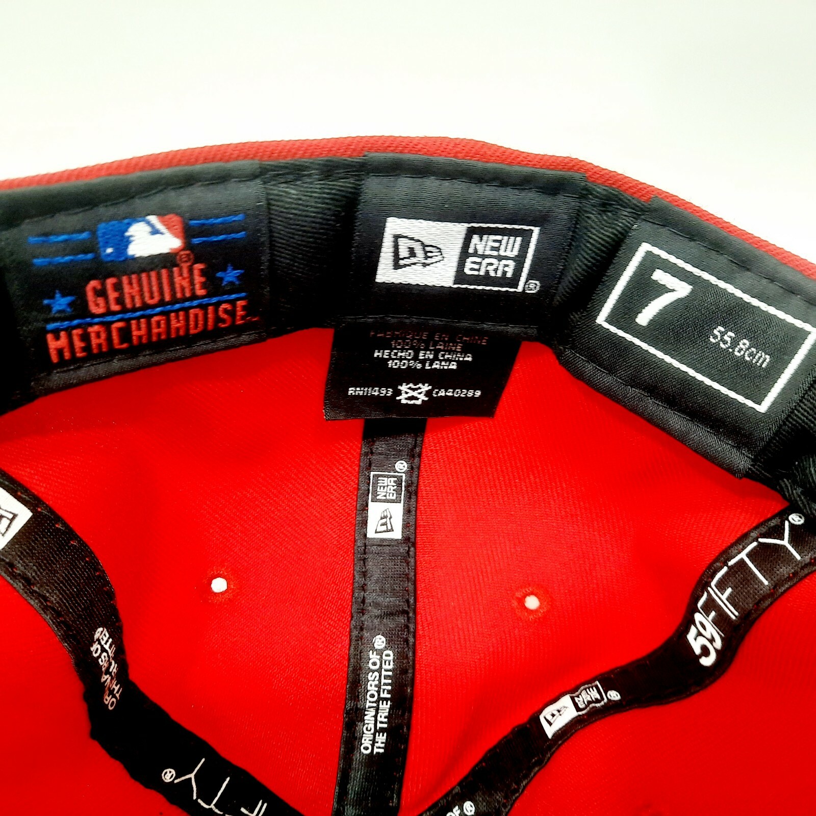 Philadelphia Phillies New Era 59Fifty Hat Size 7 red … - Gem