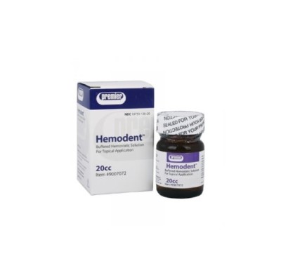 Premier Hemodent Topical Hemostatic Solution Liquid 20cc Bottle MFG ...