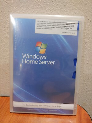 Microsoft Windows Home Server 2007 w/ Serial | eBay
