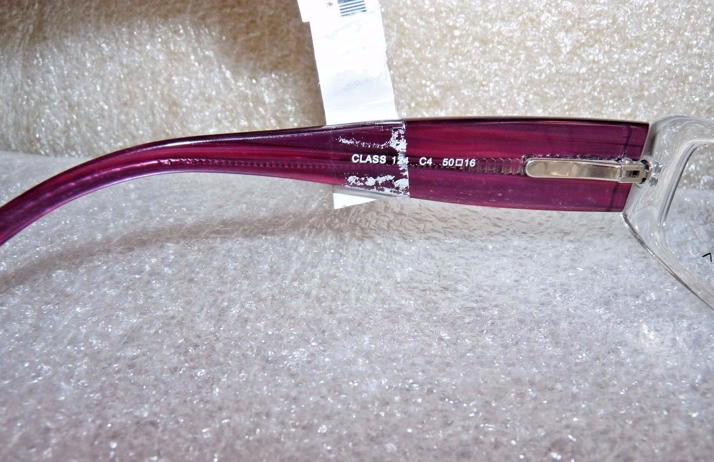 LINEA ROMA CLASS 124 C4 EYEGLASSES GLASSES FRAMES OPTICAL 50-16 PURPLE ...