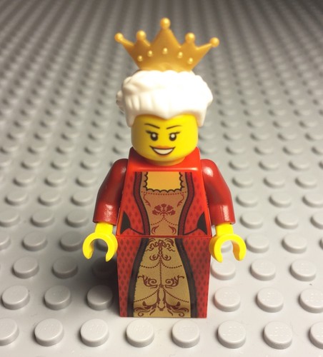 Lego Castle,Kingdoms Grandma Queen Female Mini Figure W/ Pearl Gold ...
