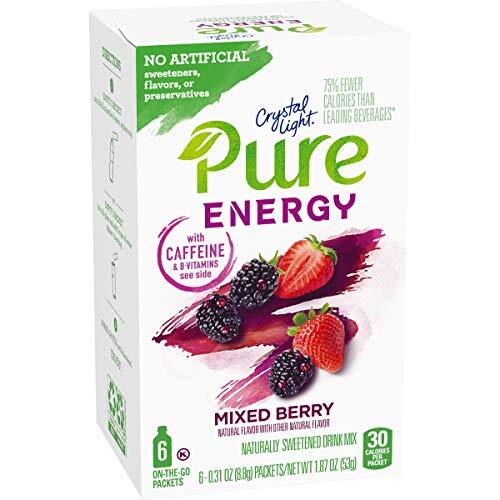Pure Energy Mixed Berry On-The-Go Powdered Drink Mix 6 Count (Pack of 1 ...