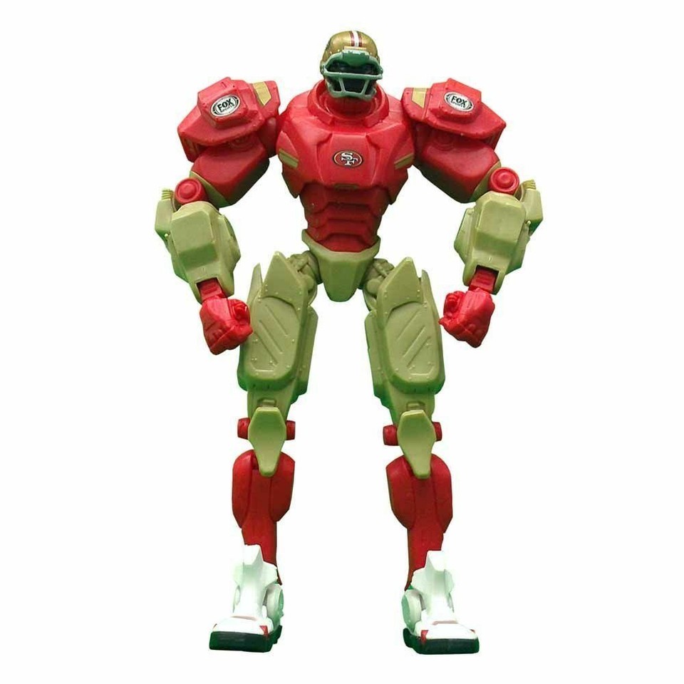 New Pick Your Team NFL FOX Sports 10" Robot Cleatus Action Figure ...
