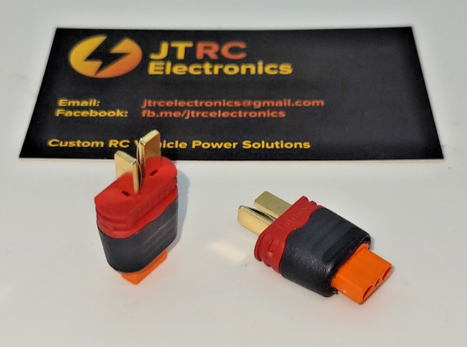 Spektrum Ic2 Battery To Deans T Plug Male Adapter | eBay