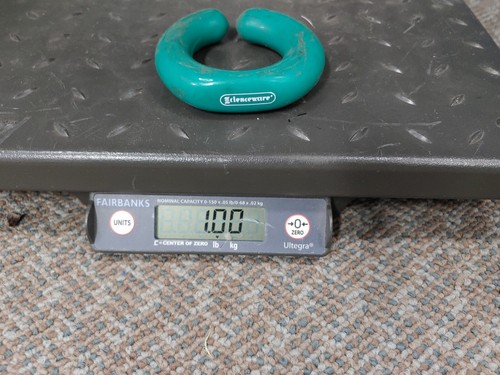 Lot of 4 SCIENCEWARE 1LB PVC Coated Lead Donut | eBay