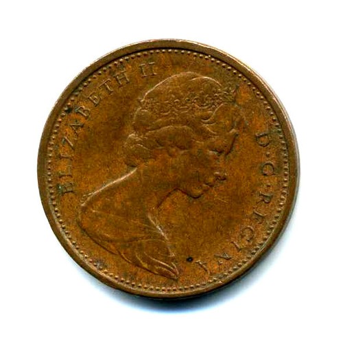 1972 CANADIAN PENNY 1 CENT SHARP AVERAGE CANADA ONE C FOREIGN COIN ...