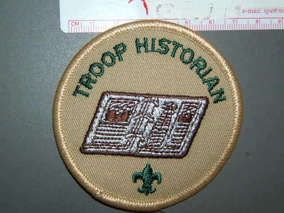 Boy Scout Troop Historian Patch 4900N | eBay