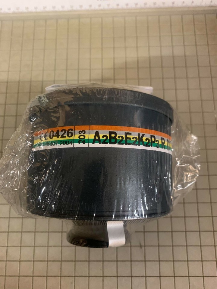 SGE 400/3 40mm NATO NBC Gas Mask w/ Mestel Filter ** ALL NIB ** MADE IN ...