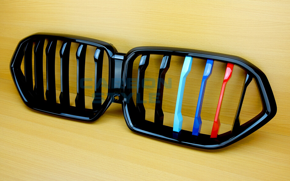 20-22 M-Performance Look Front Grill M-Color Gloss Black Fits BMW X6 ...