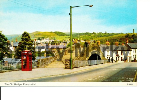 The Old Bridge Pontypridd Vintage Postcard T06 | eBay