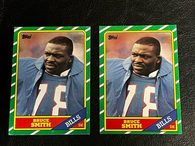 1986 Topps #389 Bruce Smith Rookie RC Lot (2) Buffalo Bills HOF | eBay