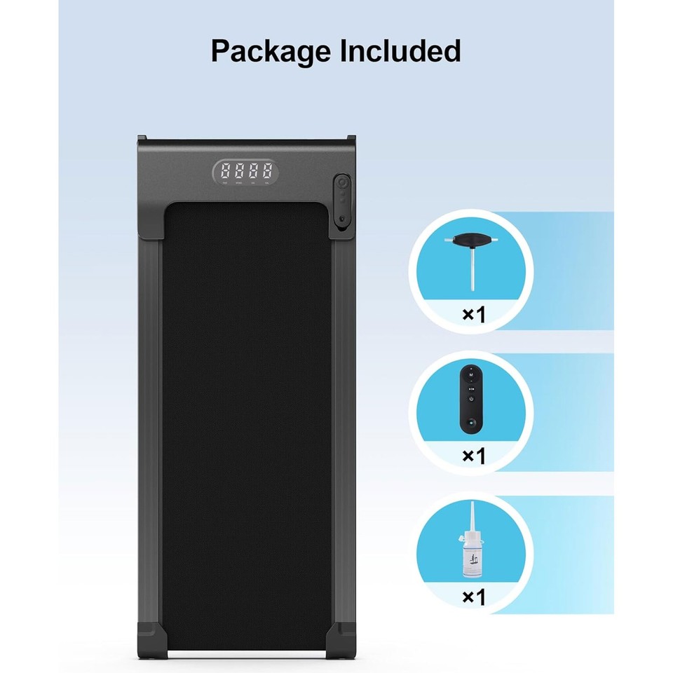 Lichico Walking Pad Treadmill, Portable Exercise Machine with Remote ...