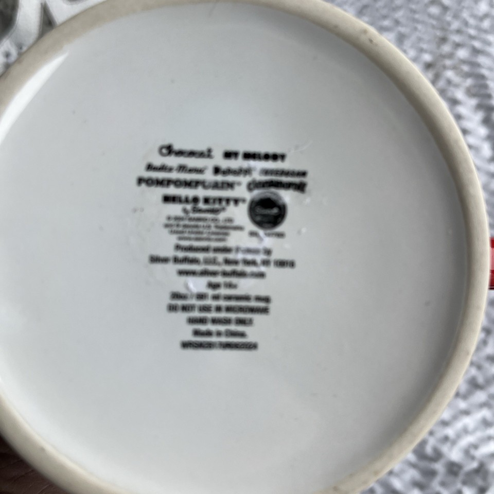 Hello Kitty & Friends Oversize Coffee Mug w/ Chococat My Melody Sanrio ...