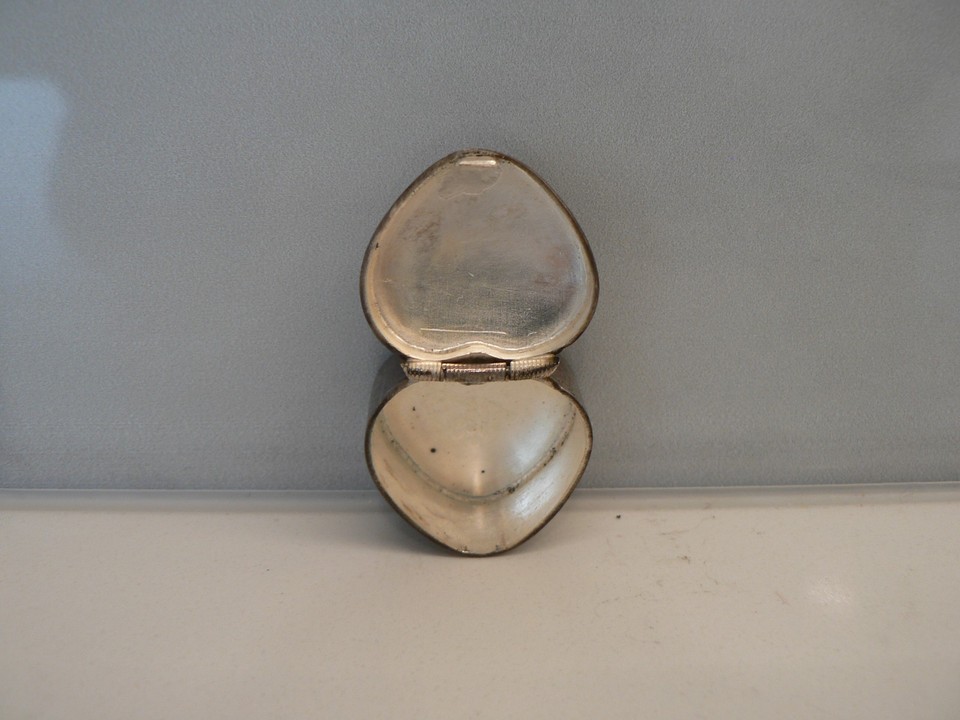 Vintage Sterling Silver Pill Trinket Box .925 Mexico TS-22 | eBay