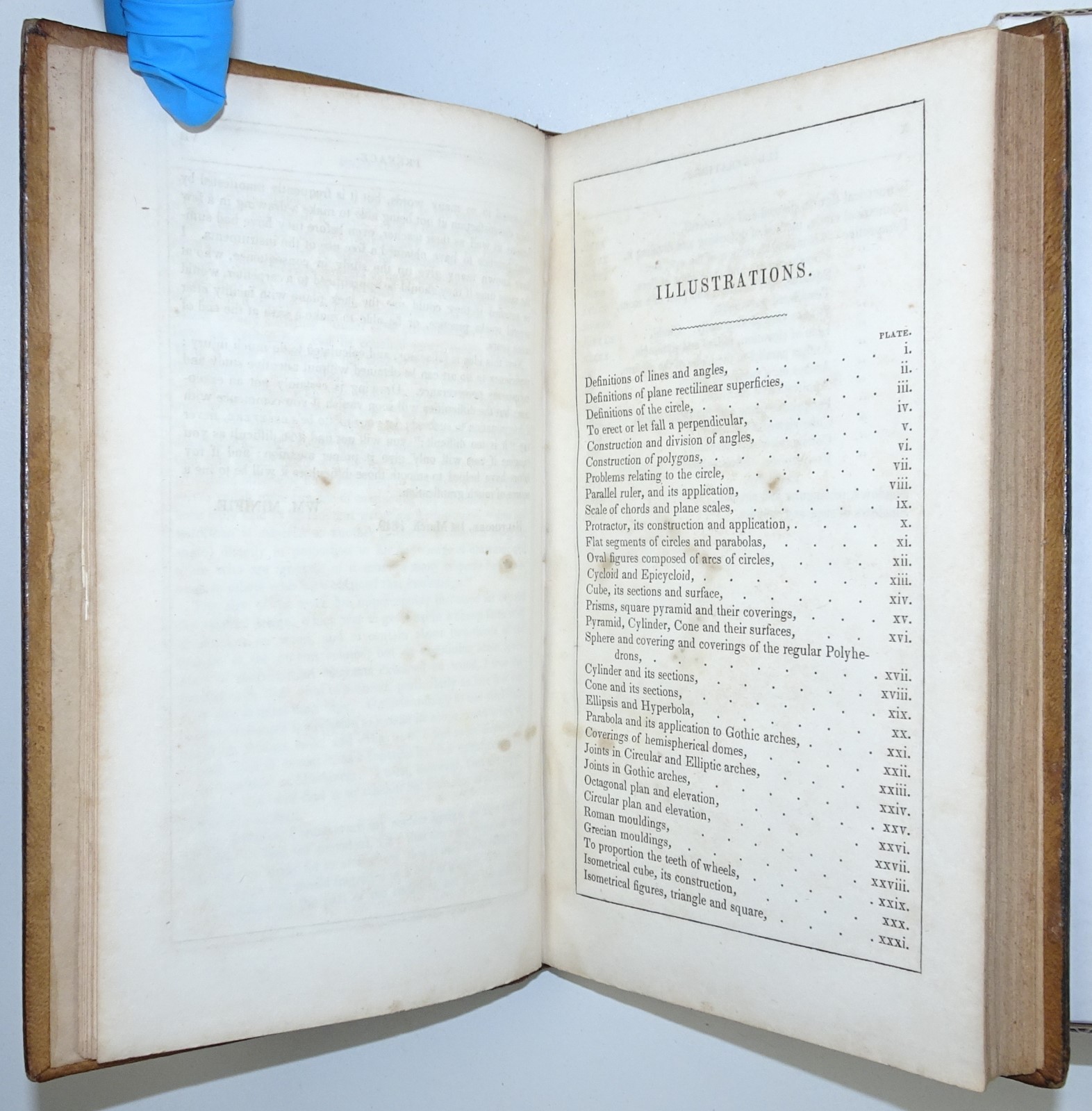 WILLIAM MINIFIE Text Book Of Geometrical Drawing Abridged GEOMETRY 1849 ...