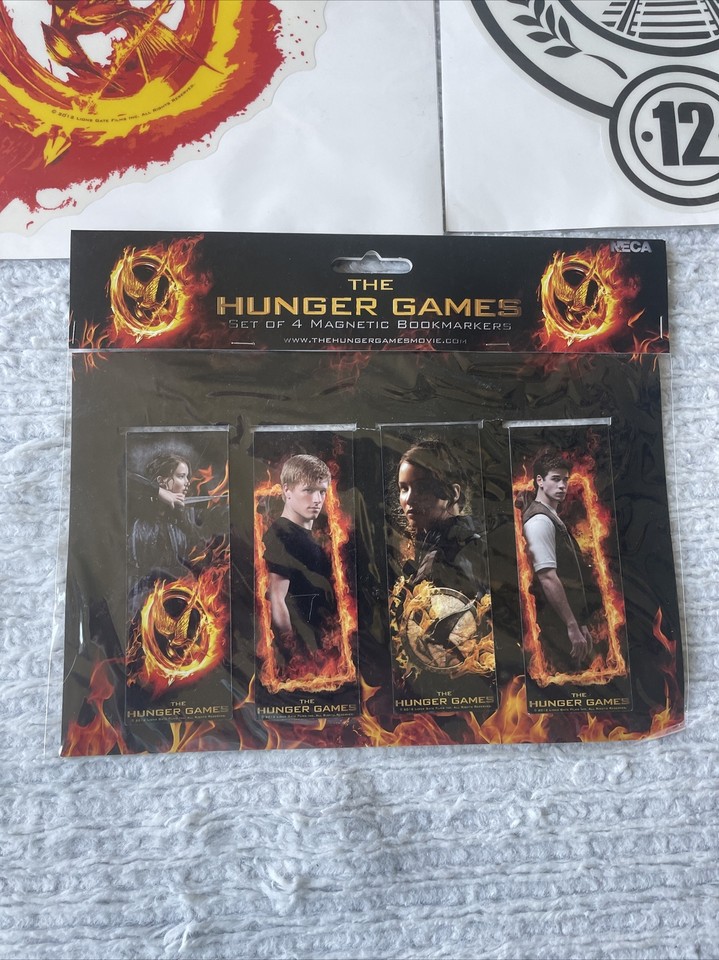 Hunger Games Burning Mockingjay District 12 Vinyl Decal & Bookmarks ...
