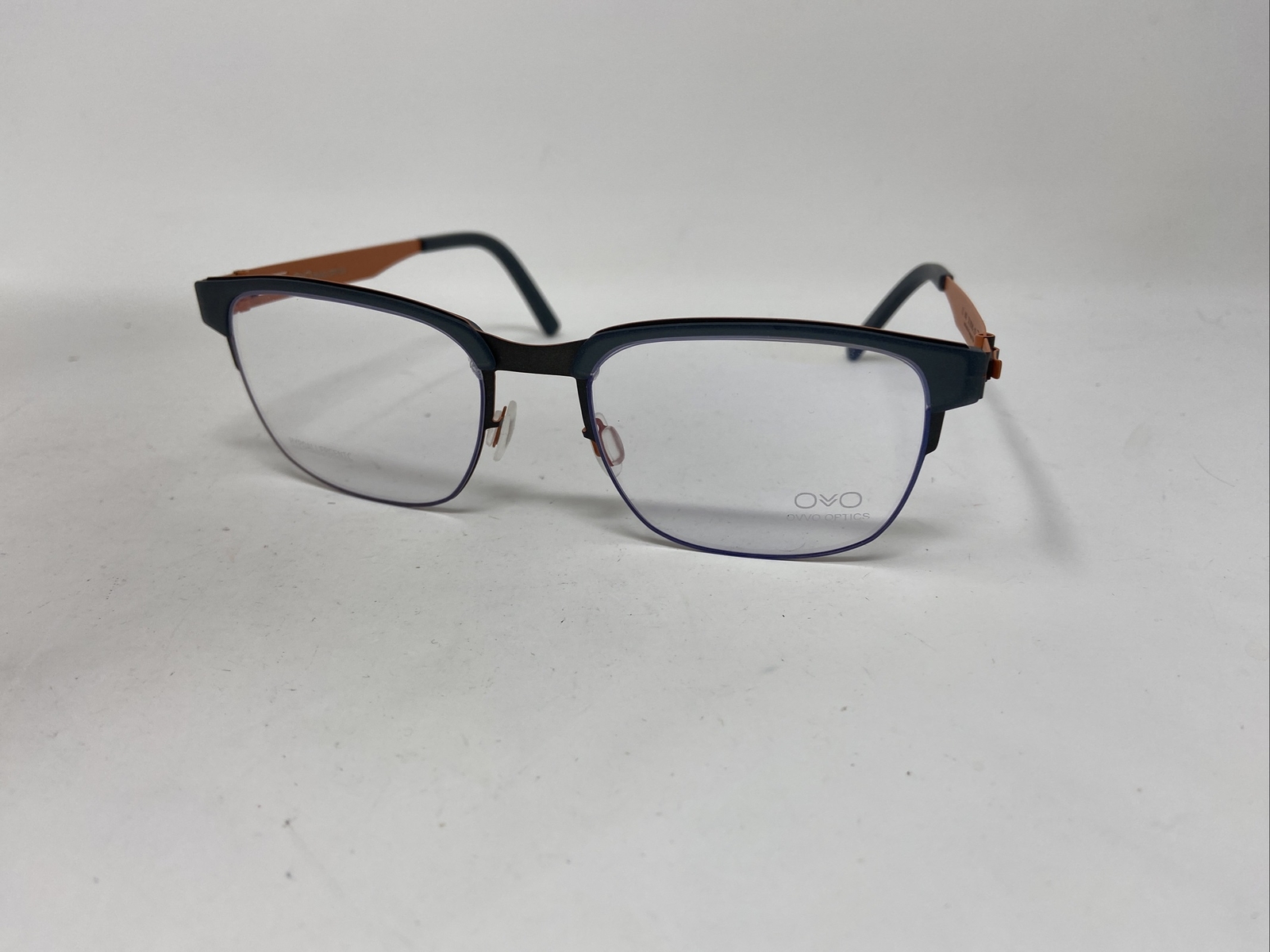 OVVO OPTICS 6012 53/20/140 C 757 GREEN GRAY HYPOALLERGENIC EYEGLASSES ...