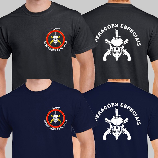 BOPE Military Police Tactical Unit Brazil Operações Especiais T-shirt ...