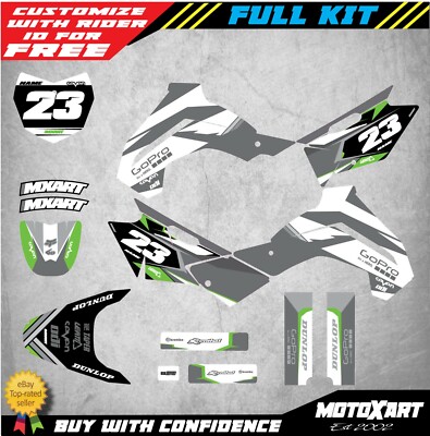Custom Graphics Full Kit to Fit Kawasaki KLX 140 2008 - 2018 SHADES ...