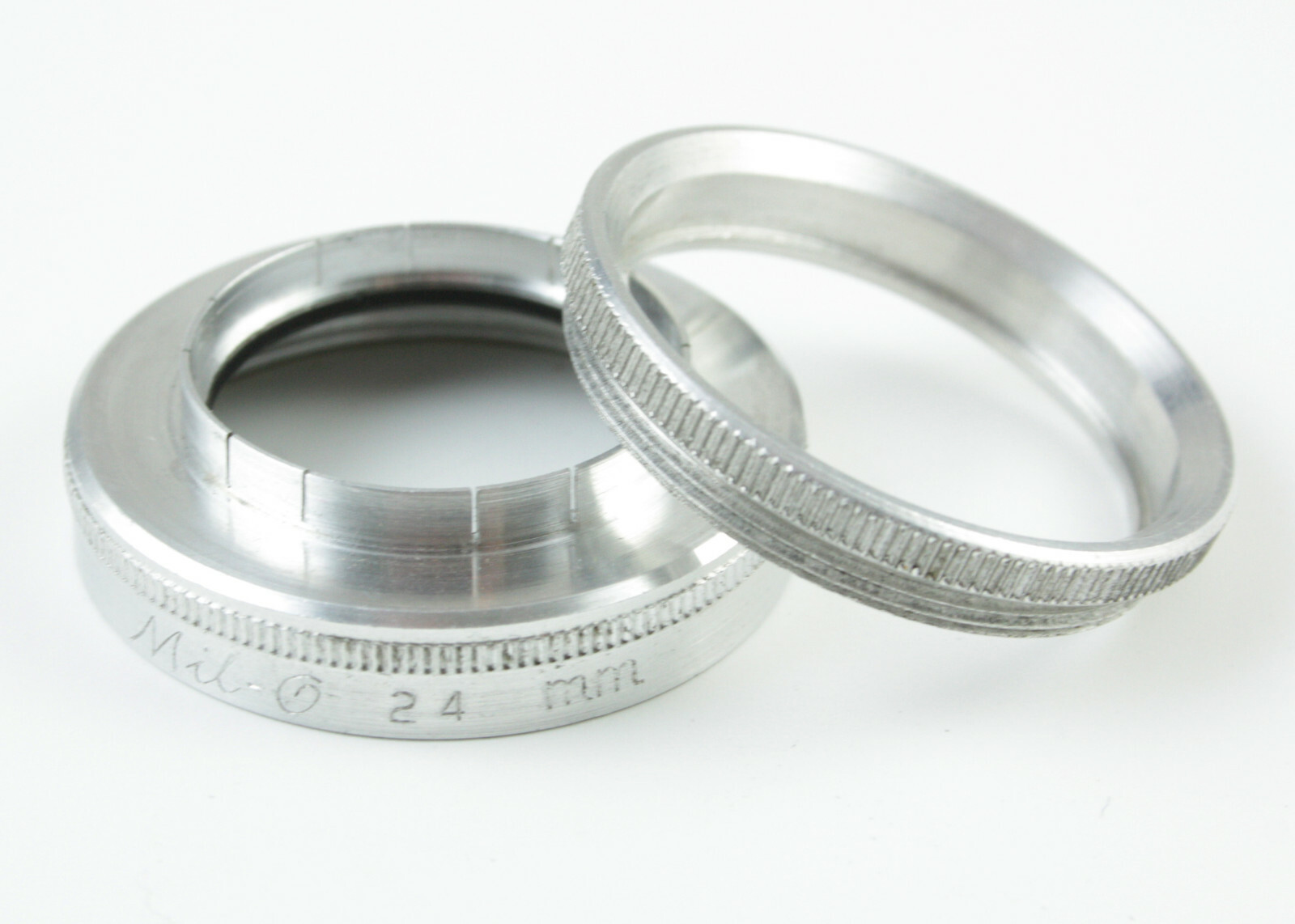 Mil-O - 24mm (15/16") Adjustable - Series V 5 Adapter Ring w/Retaining ...