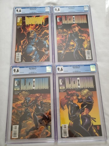 INHUMANS #5 BLACK WIDOW 1 2 3 CGC 9.6 9.8 1ST YELENA BELOVA 4 BOOK SET ...