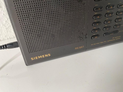 Siemens RK 661 N4 Weltempfänger Radio World Band Receiver voll ...