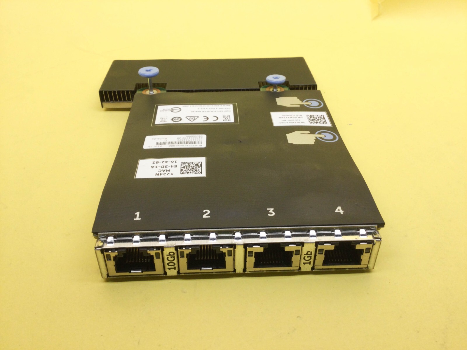 Dell 1224N BROADCOM 57416 2x 10GbE 2x 1GbE Quad Port Network Daughter ...