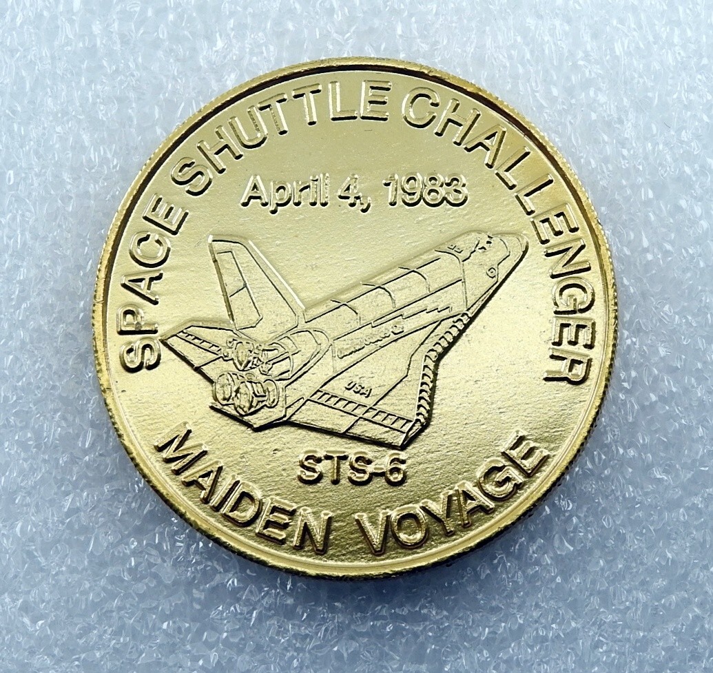 Space Shuttle Challenger Coins