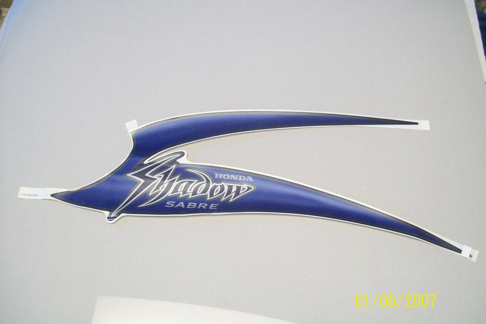 *NEW* HONDA LEFT FUEL TANK STRIPE A Decal OEM 17536-MCK-A10ZA Graphic ...