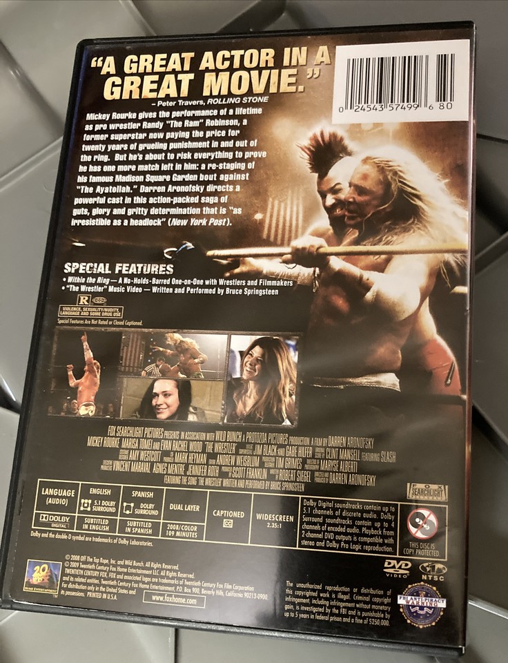The Wrestler (DVD, 2009) Mickey Rourke | eBay