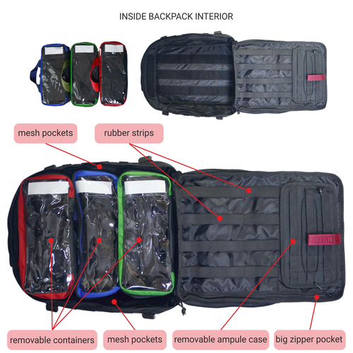 DERBY Combat Medic First AID Backpack Tactical Medical Backpack Trauma ...