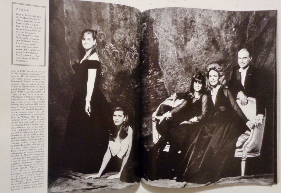 Vintage TOWN & COUNTRY September 1990 CHICAGO Social Scene Chefs Helmut ...