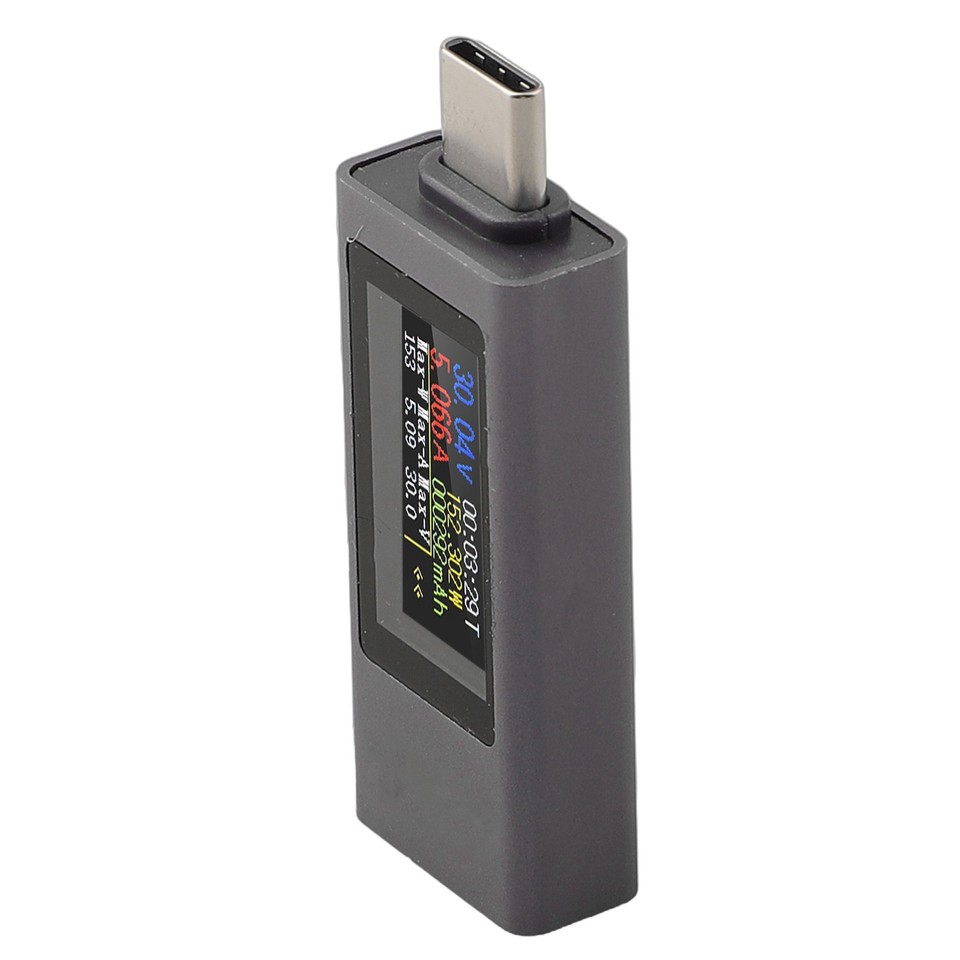 Portable USB Tester Meter for Phone Charging with Bidirectional Current ...
