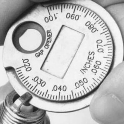 SPARK PLUG GAP ADJUSTING TOOL METRIC / IMPERIAL FEELER GAUGE Caliber ...