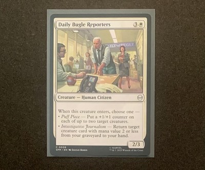 Magic: The Gathering Daily Bugle Reporters MTG Marvel's Spider-Man C ...