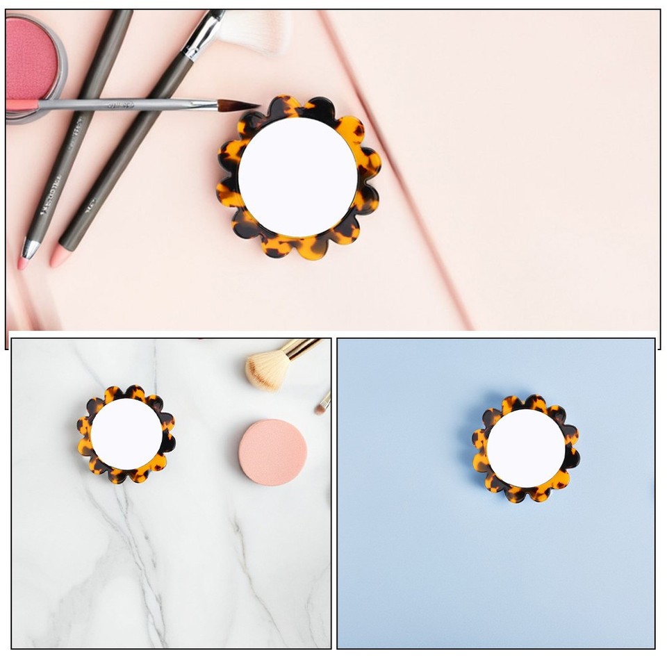 2 Pcs Small Antique Mirror Mini Round Compact Wedding Favors Girls ...