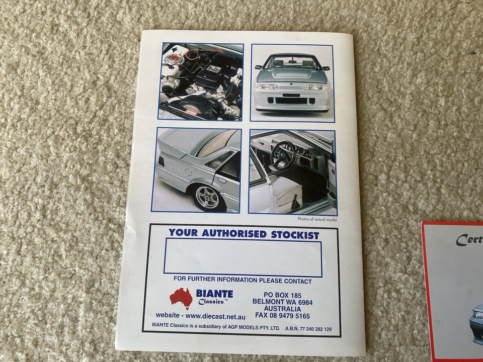 Biante HSV Walkinshaw Group A SS VL Commodore 1/18 | eBay Australia