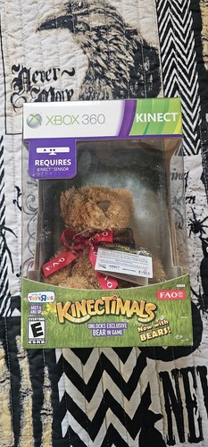 Kinectimals FAO teddy bear Xbox 360 No Game Kinect Plush Bear | eBay