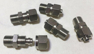 5PCS Tire Tyre Changer Machine Parts Air Pipe Fittings Valve Metal 1/8 ...