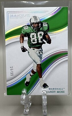Randy Moss 2023 Panini Immaculate Collection Collegiate #39 16/99 ...