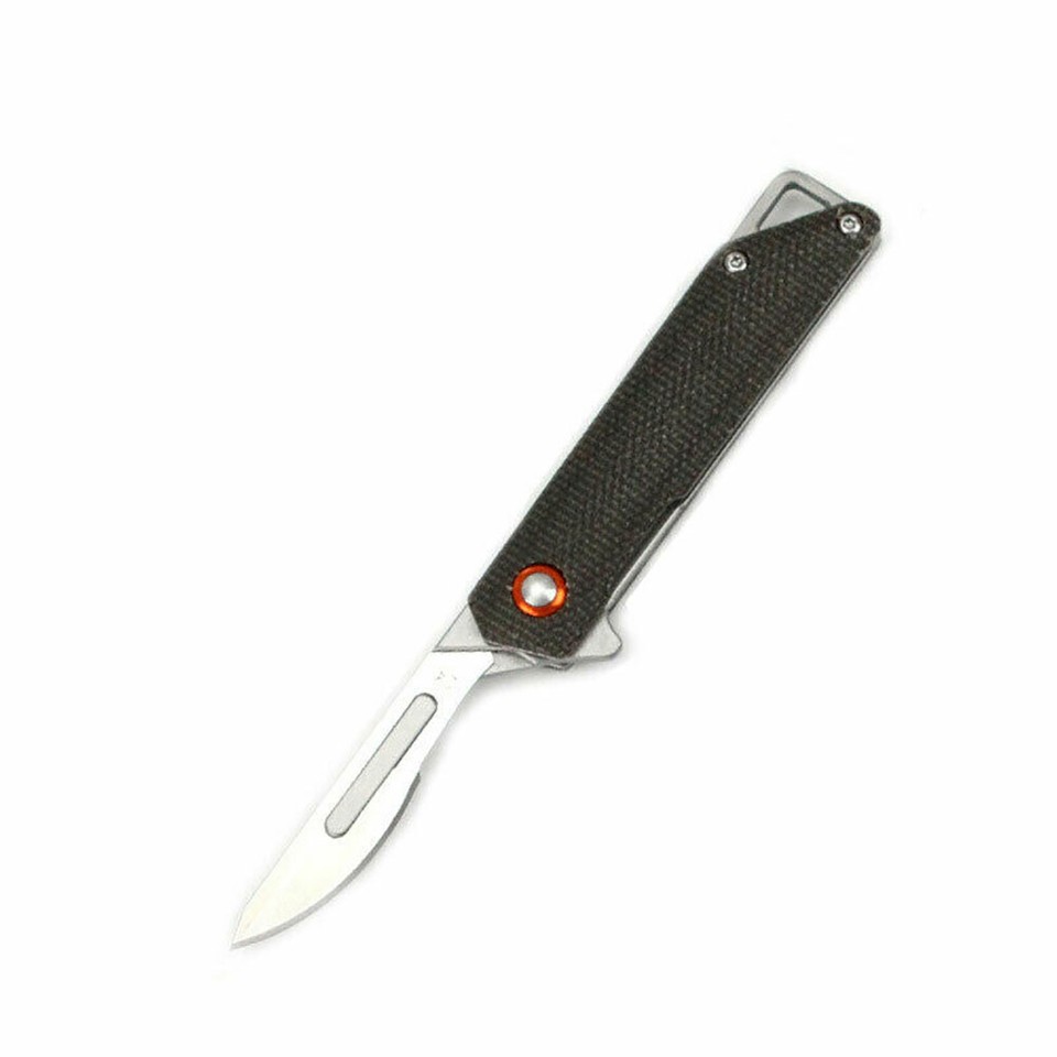 Carbon Fiber Pocket Scalpel Folding Blade Knives Utility Knife Outdoor ...