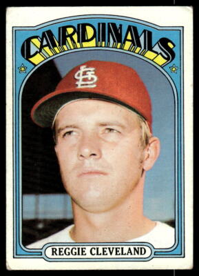 1972 Topps Reggie Cleveland #375 St. Louis Cardinals Baseball Card | eBay