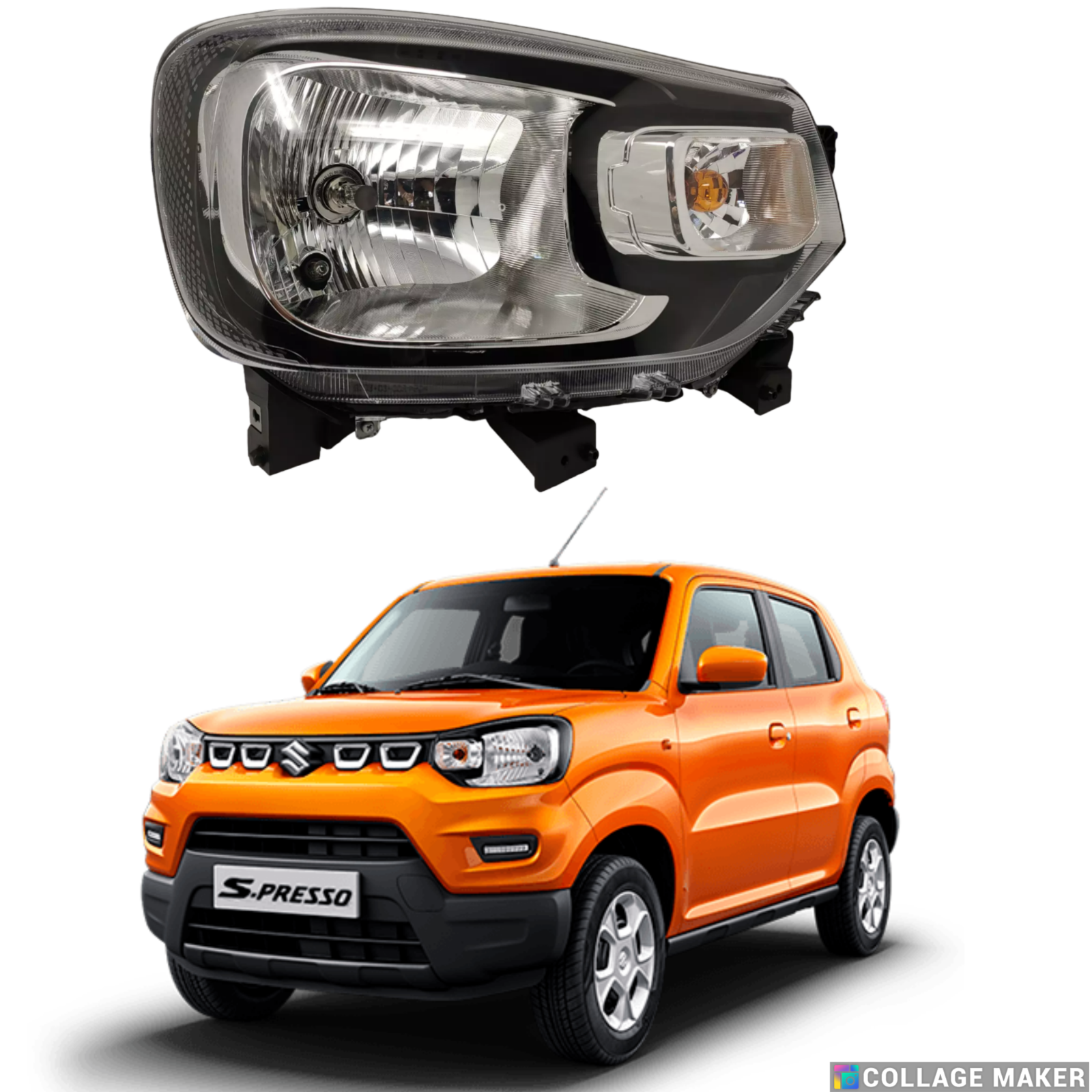 HEADLIGHT OEM MARUTI SUZUKI SPRESSO 35100M62S00 GENUINE RIGHT SIDE | eBay