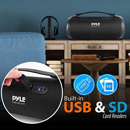 Pyle 200W Portable Bluetooth Boombox Speaker – Music Barrel Loud Stereo System | eBay