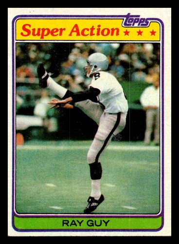 Ray Guy 1981 Topps #186 Football Card Oakland Raiders | eBay