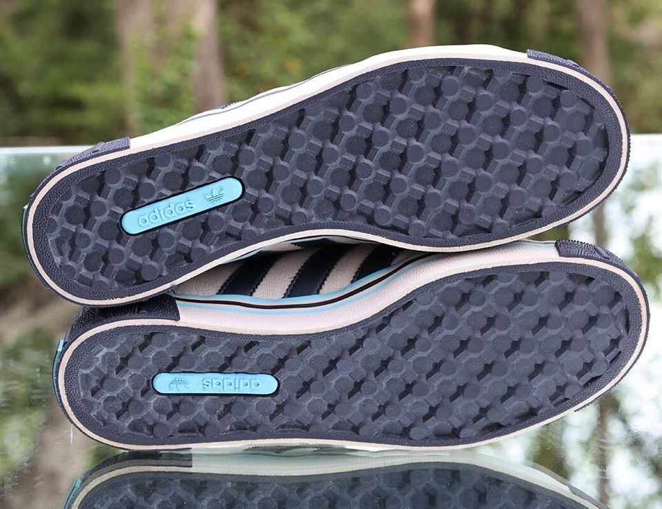 Vintage Adidas Shell Toe 2006 Men’s Size 9.5 Grey Blue 3 Straps Custom ...